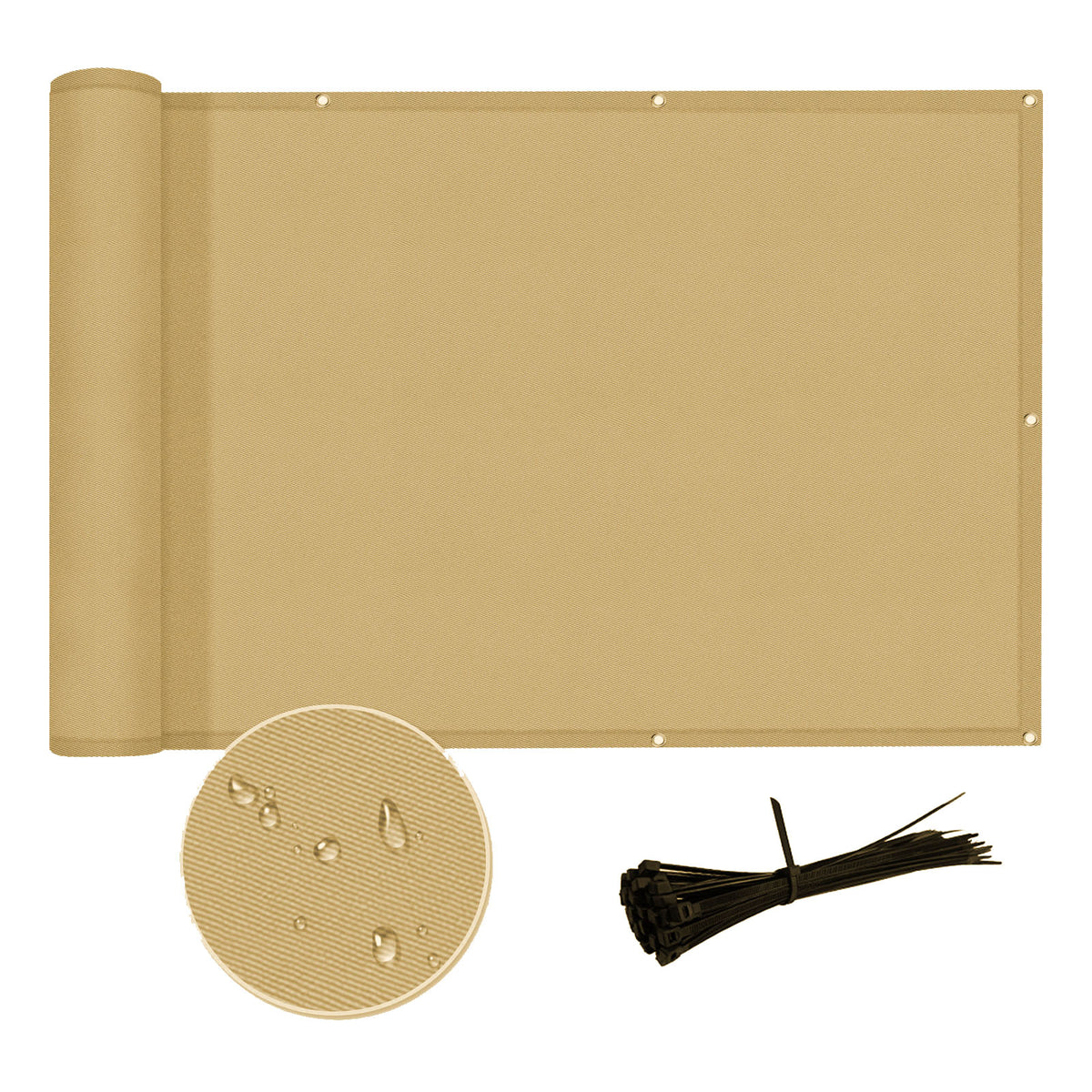 SUNLAX Wateroppf Balcony Privacy Screen